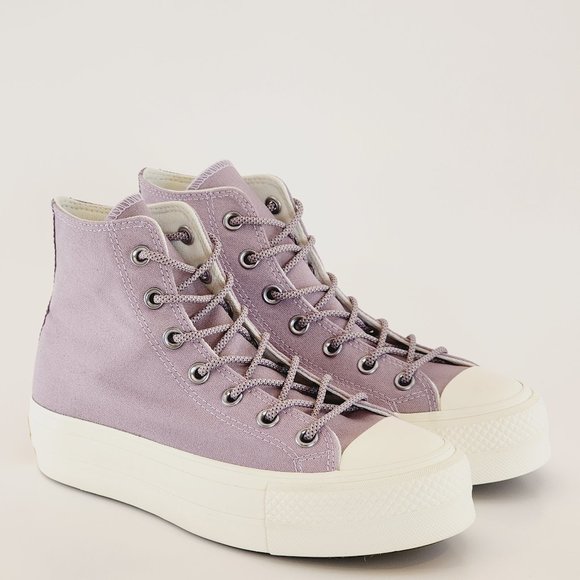 Converse | Shoes | Converse Ctas Hi Lift Lucid Lilac Canvas Womens ...